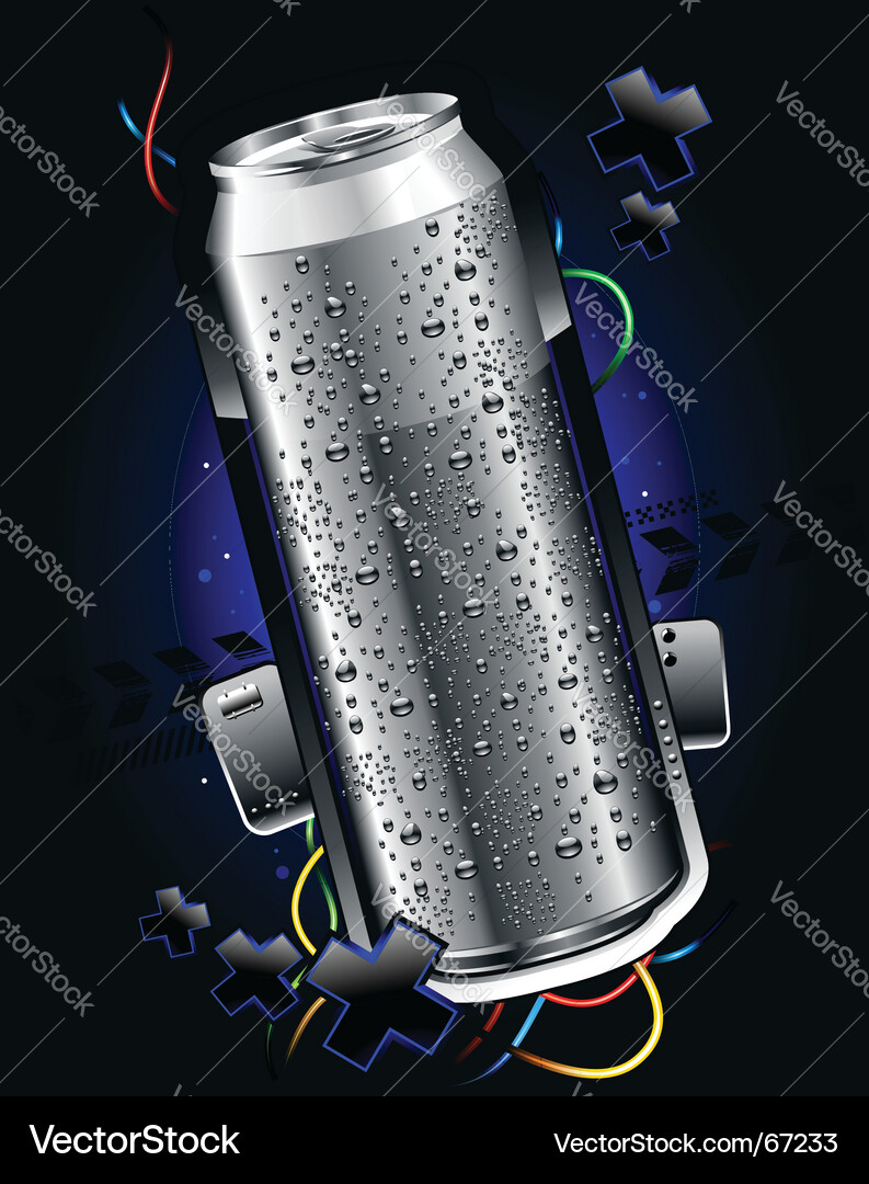 Can Royalty Free Vector Image - VectorStock