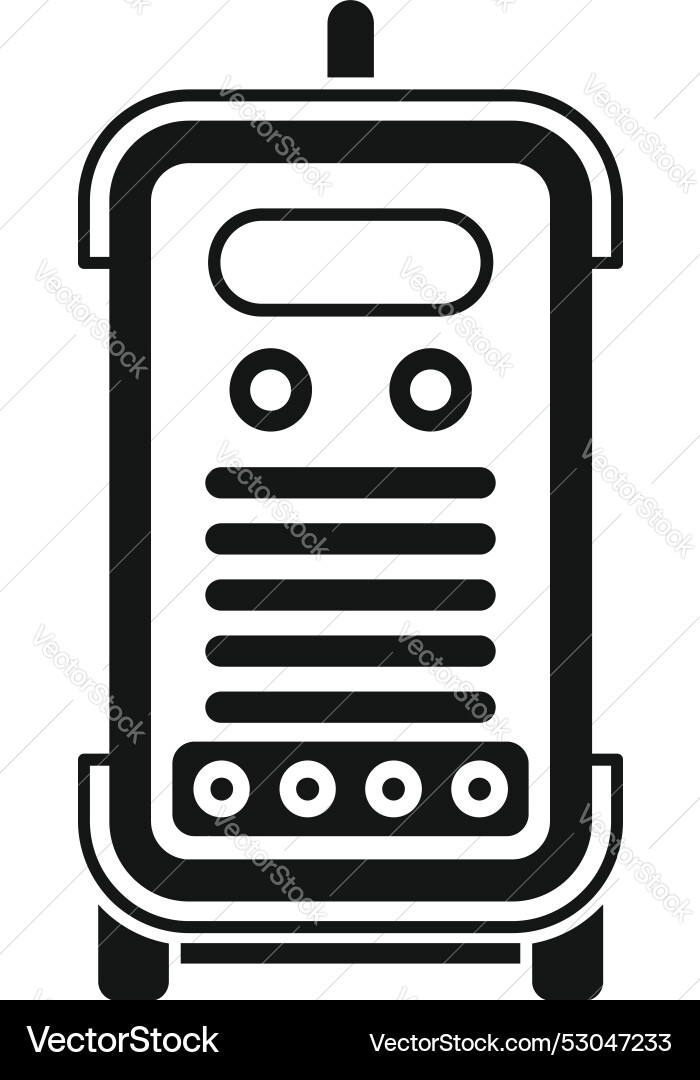 Inverter welding machine for metalworking Vector Image