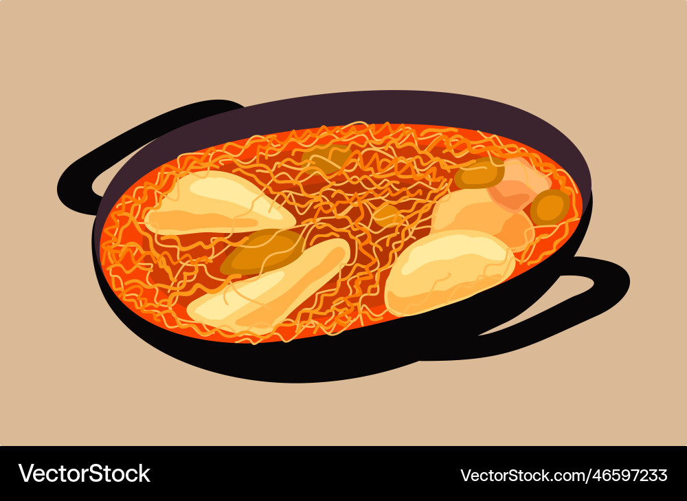 Noodles Royalty Free Vector Image - VectorStock