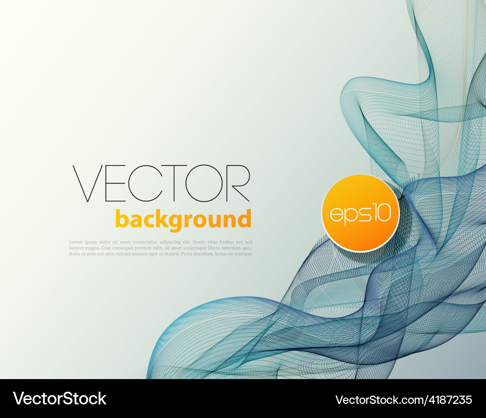 Abstract wave template background brochure design Vector Image