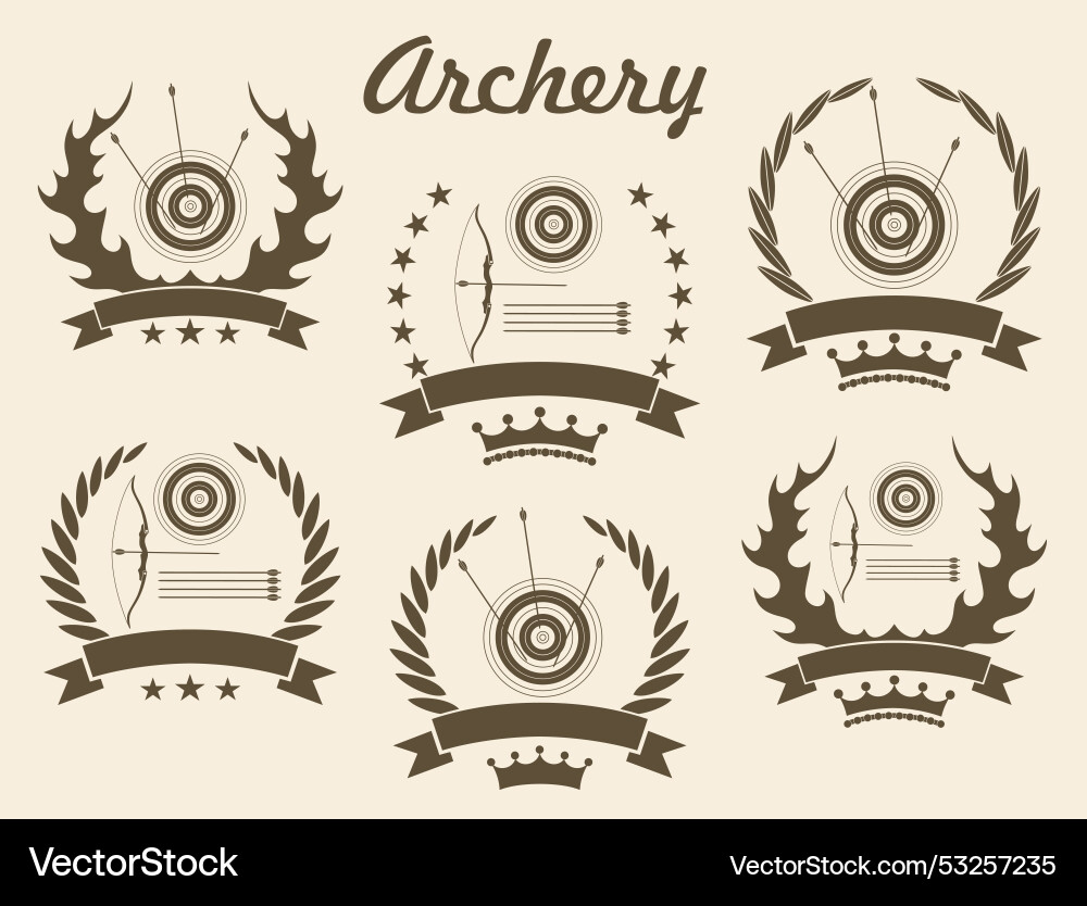 Archery Royalty Free Vector Image - VectorStock