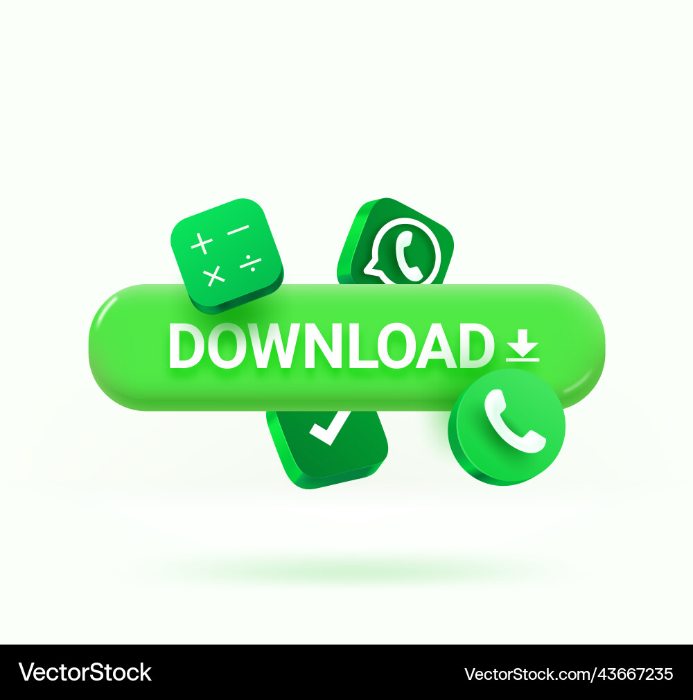 Download new applications via store Royalty Free Vector