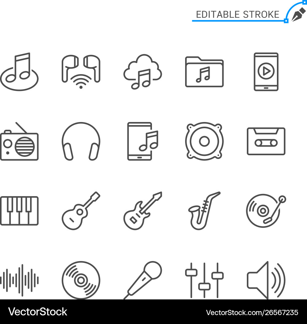 Pixel Music Instruments Vector Images (over 340)