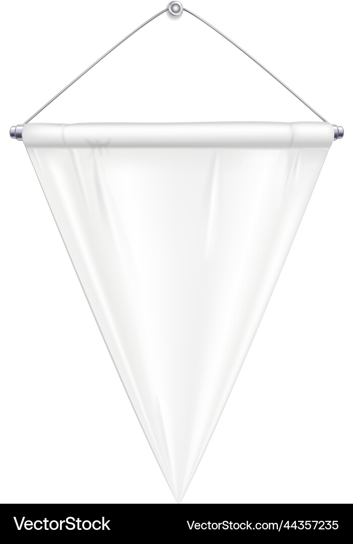 Pennant realistic Royalty Free Vector Image - VectorStock