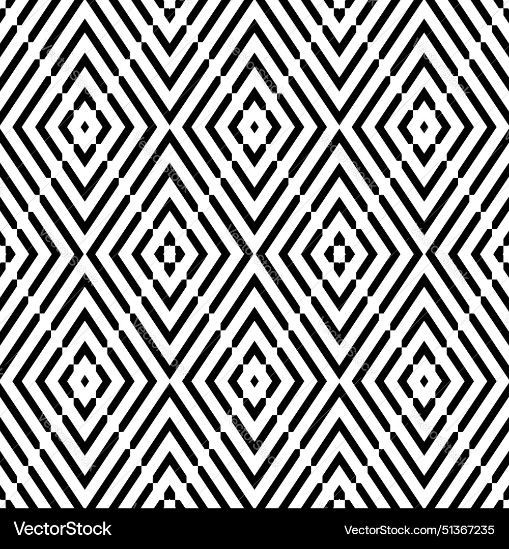 Seamless diamonds pattern Royalty Free Vector Image