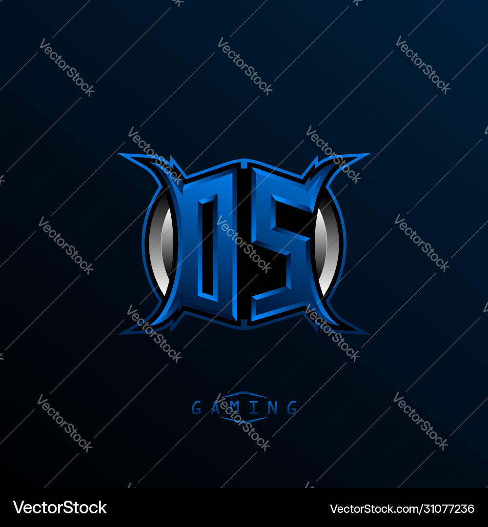 Initial ds logo design os Royalty Free Vector Image