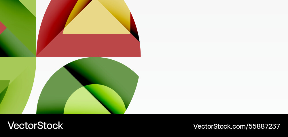 Abstract geometric artwork with interwoven Vector Image