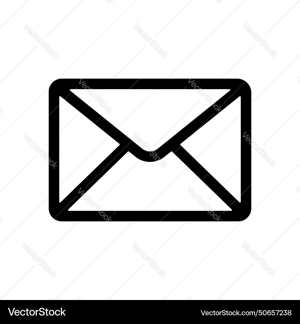 Envelope icon mail symbol for web computer Vector Image