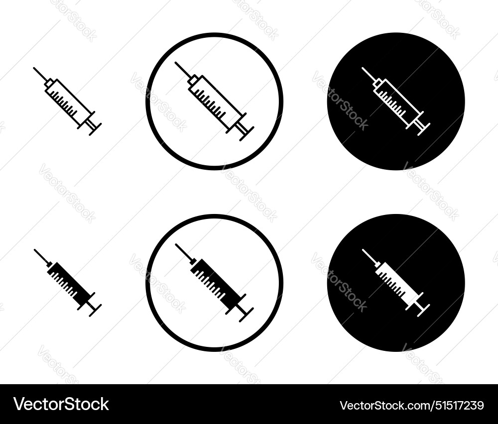 Syringe icon Royalty Free Vector Image - VectorStock