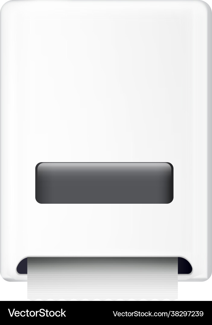 Wall Mounted Paper Towel Dispenser Royalty Free Vector Image