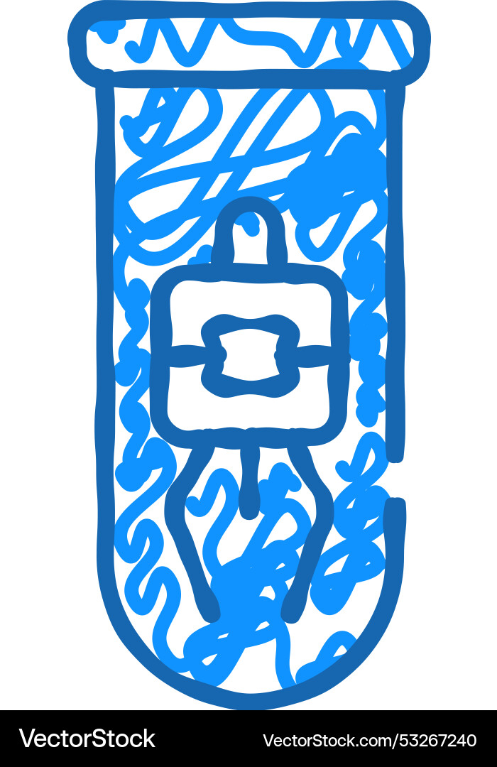 Ano technology icon doodle Royalty Free Vector Image