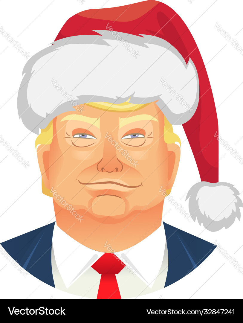 Donald Trumpf Emoticons Lizenzfreies Vektorbild