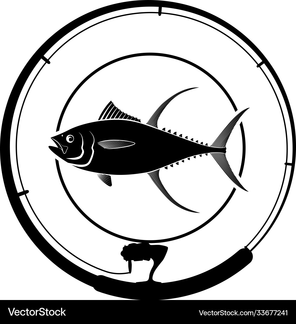 Tuna fish Royalty Free Vector Image - VectorStock