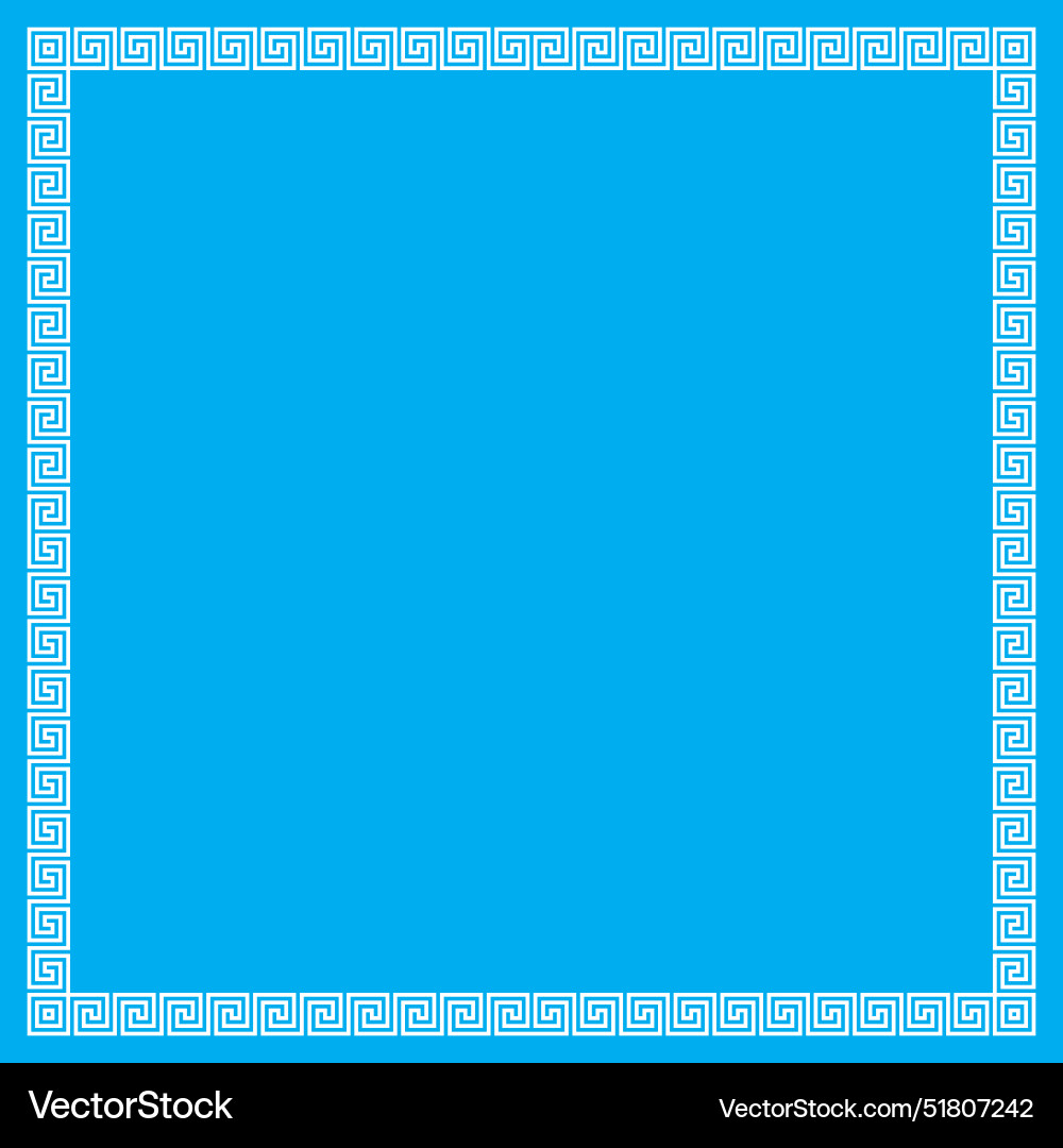 Ancient greek ornament meander Royalty Free Vector Image