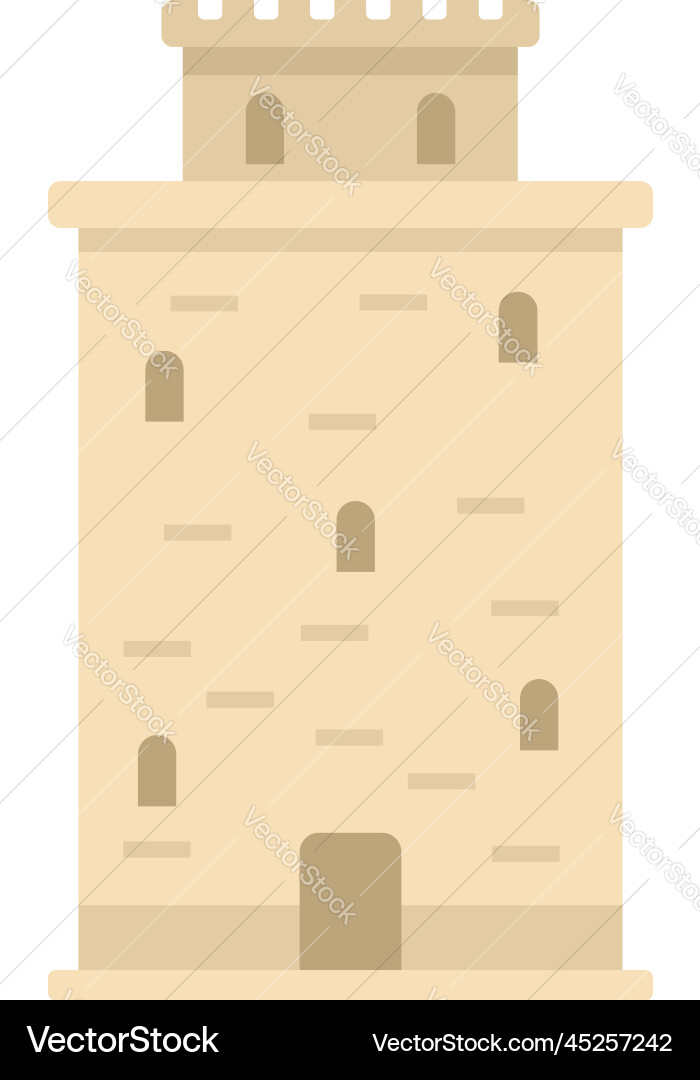 Ancient Greek Tower Icon Royalty Free Vector Image