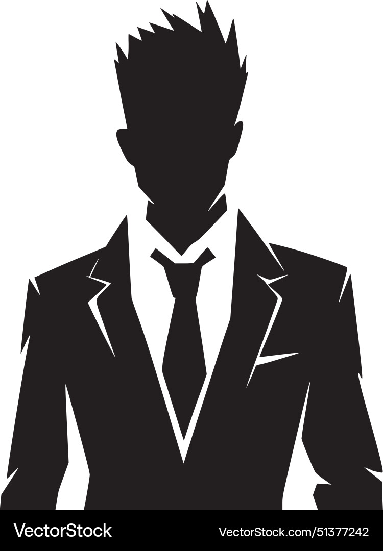 Suit - minimalist and simple silhouette Royalty Free Vector