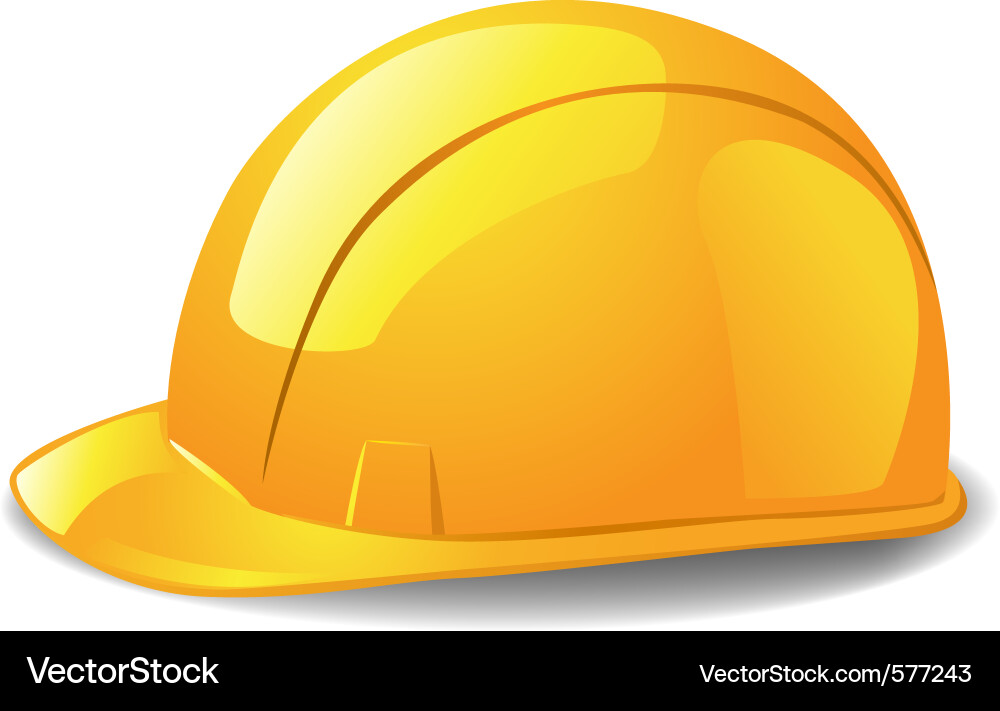 Safety hard hat Royalty Free Vector Image - VectorStock