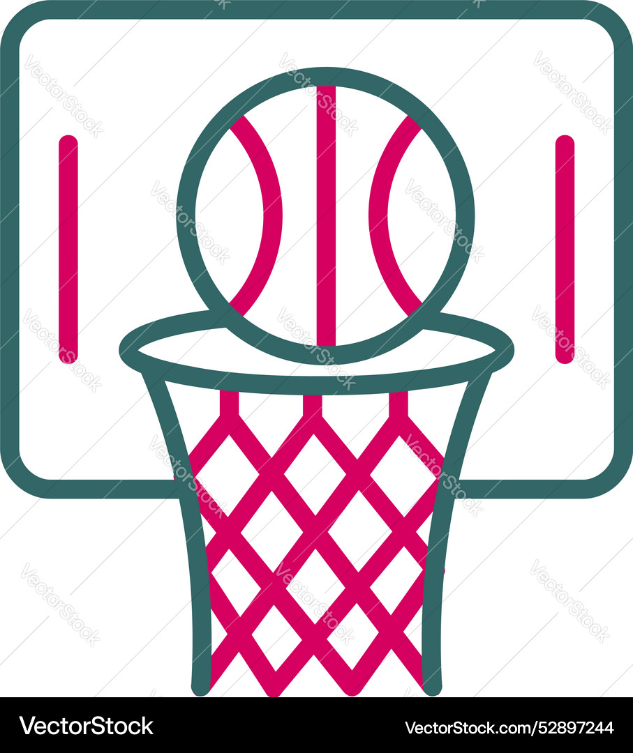 Basketball icon design Royalty Free Vector Image