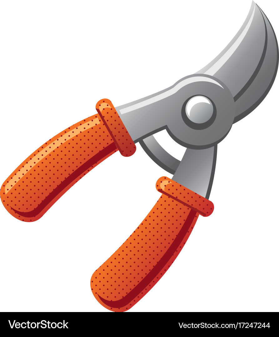 Garden scissors icon Royalty Free Vector Image