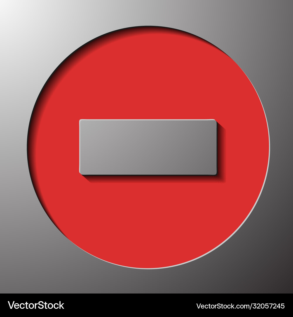 Traffic sign dead end Royalty Free Vector Image