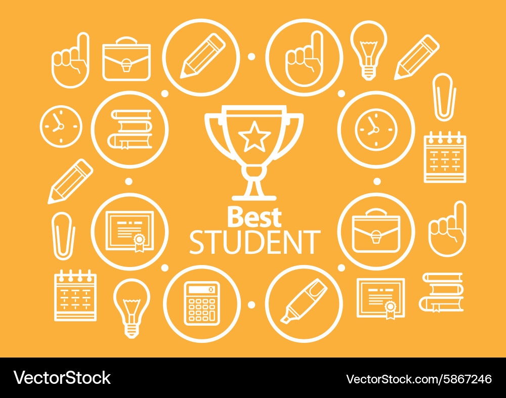 Education background Royalty Free Vector Image