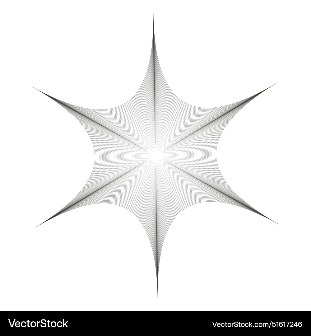 Web thin lines isolated spiderweb abstract Vector Image