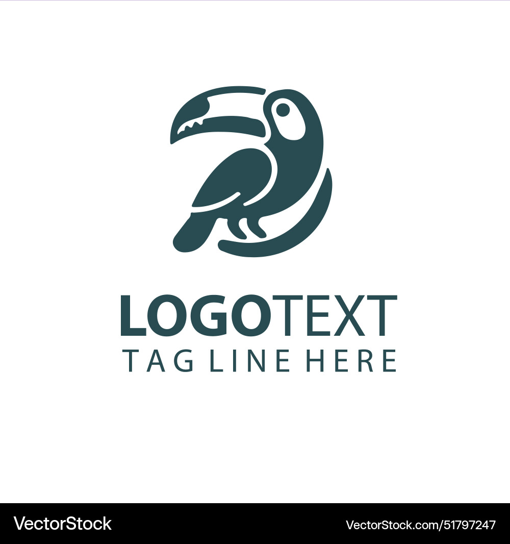 Toucan logo Royalty Free Vector Image - VectorStock