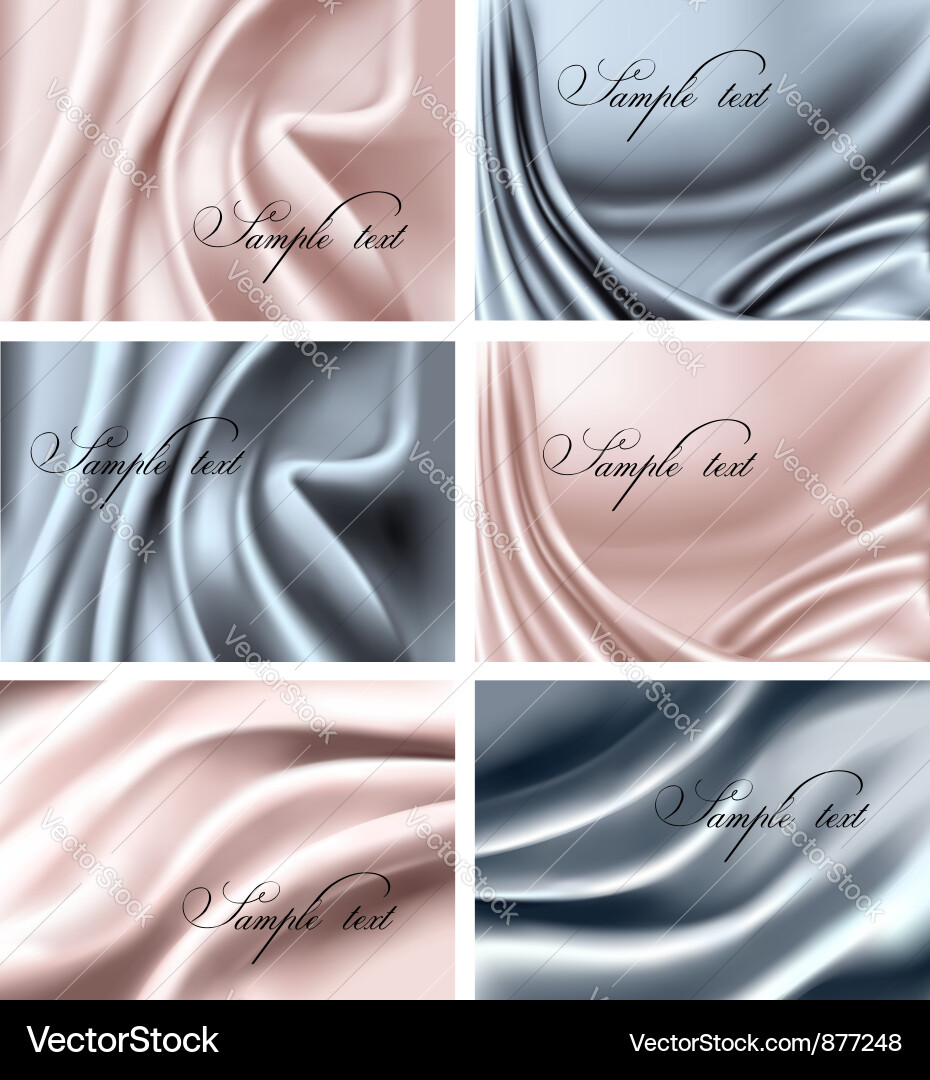 Elegant colorful silk Royalty Free Vector Image