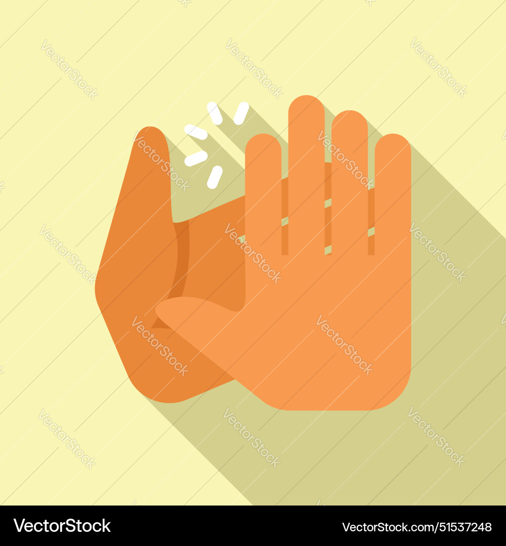 Giving high five to celebrate success Royalty Free Vector