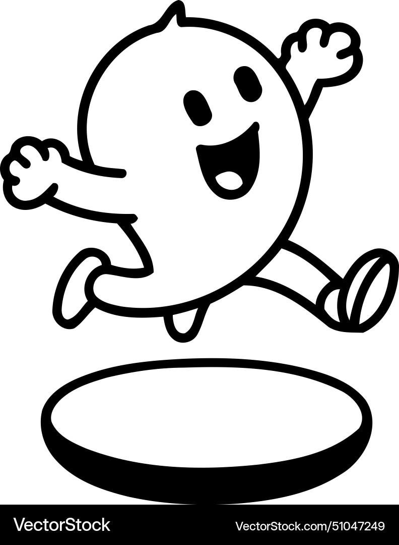 Funny ghost cartoon icon design graphic Royalty Free Vector