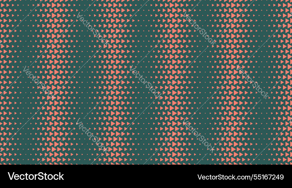 Triangles half tone pattern vertical striped Vector Image
