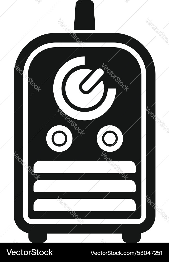 Professional welding machine for metalworking Vector Image
