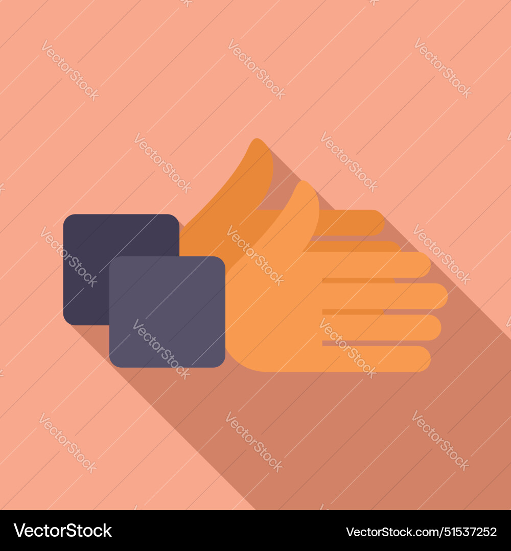 Clapping hands showing appreciation gesture Vector Image