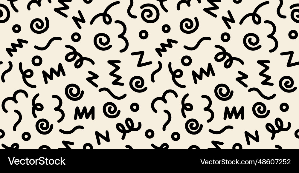 Doodle sketch style of simple childish scribble Vector Image