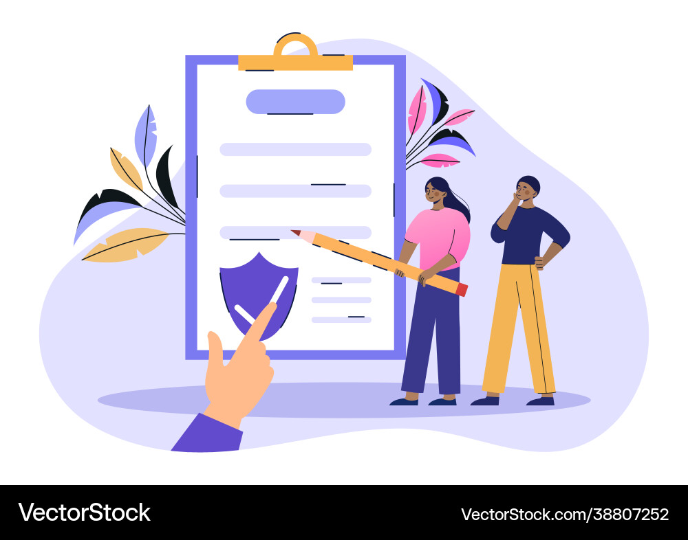 Privacy data protection Royalty Free Vector Image