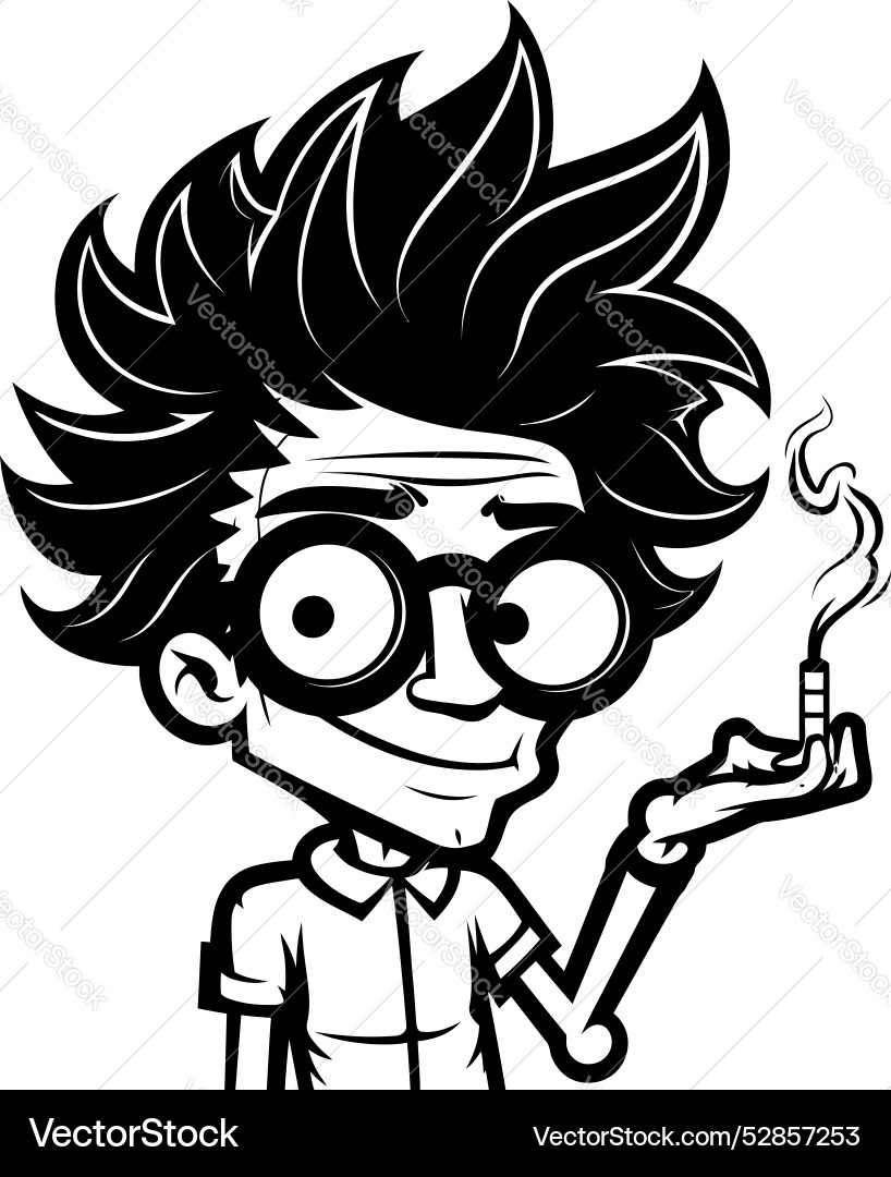Weed whimsy cartoon mascot with marijuana mary Vector Image