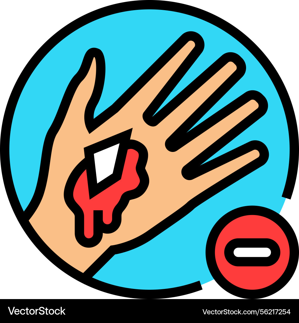 Avoid removing embedded objects from wound color Vector Image