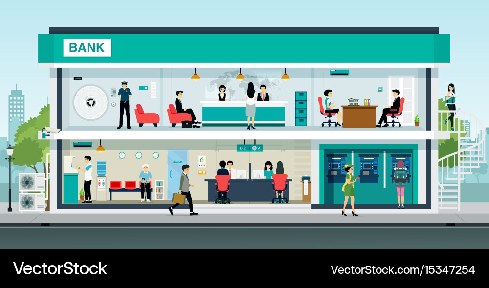 Bank Royalty Free Vector Image - VectorStock