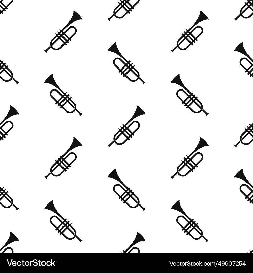 Brass trumpet background Royalty Free Vector Image