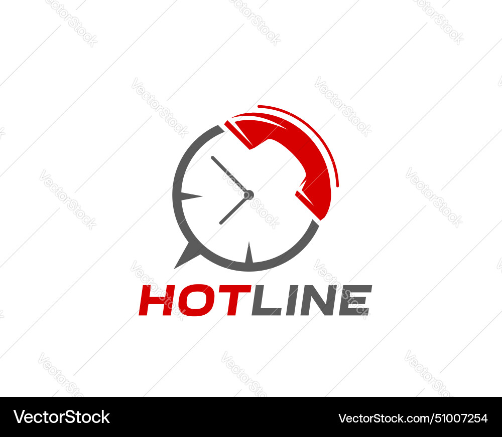 Call center icon customer support hotline service Vector Image