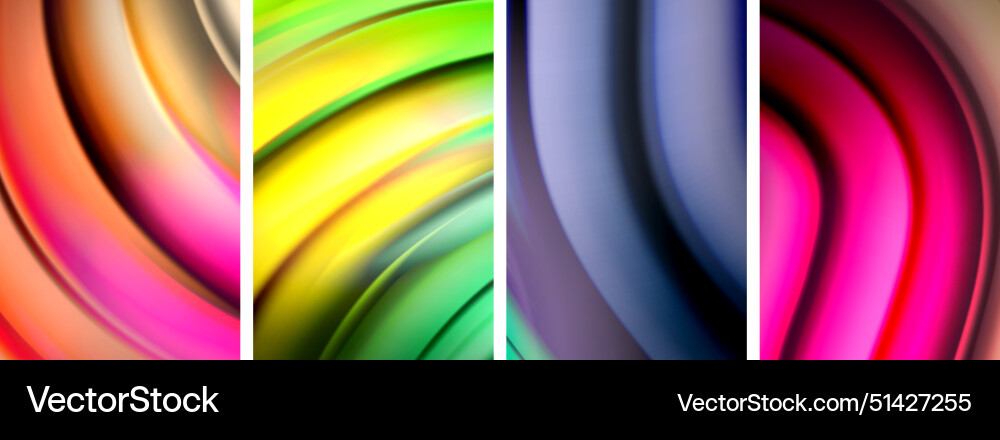 Blurred color line backgrounds Royalty Free Vector Image