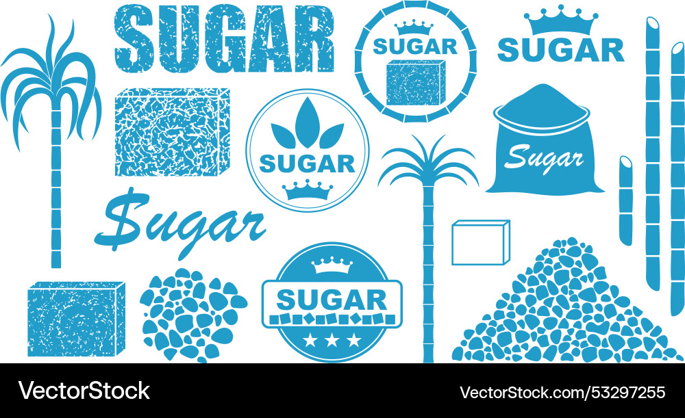 Sugar Royalty Free Vector Image - VectorStock