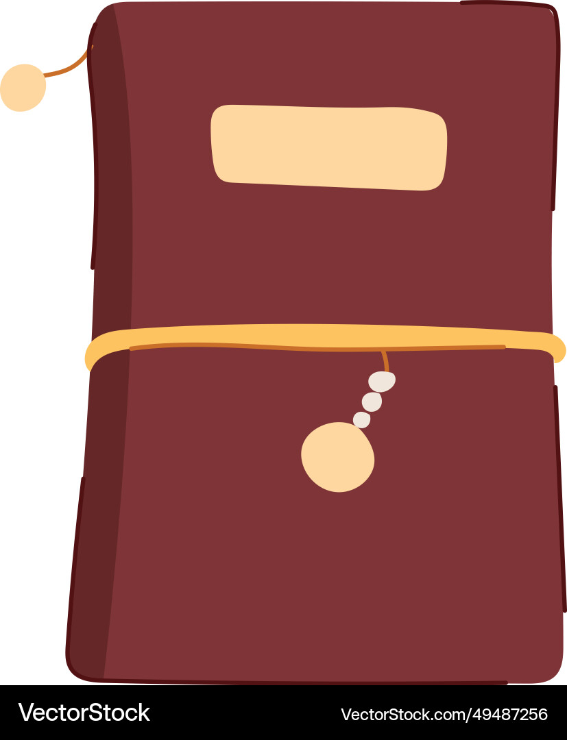 Cover notebook cartoon Royalty Free Vector Image