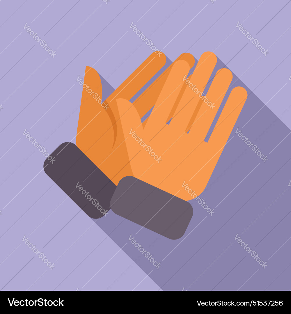 Pair of applauding hands clapping sound effect Vector Image