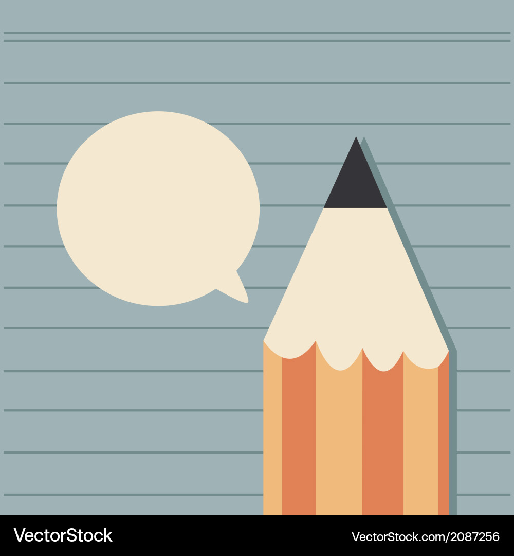 Pencil Royalty Free Vector Image - VectorStock
