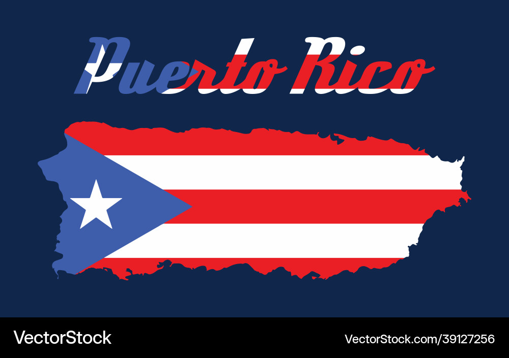 Puerto rico Royalty Free Vector Image - VectorStock