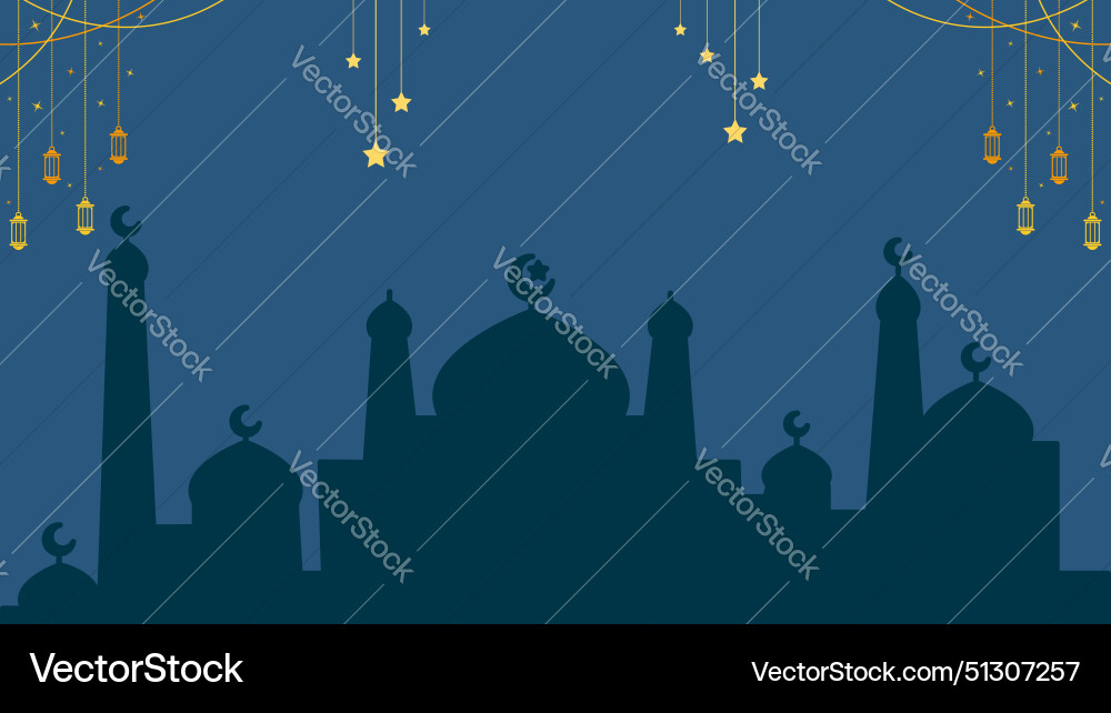 Seamless pattern islamic background with shapes Vector Image