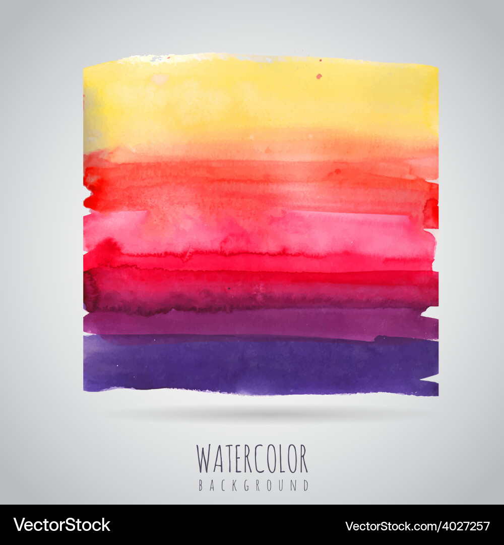 Watercolor abstract background Royalty Free Vector Image