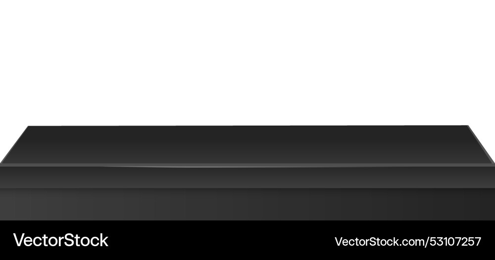 Wood table perspective view kitchen top made Vector Image