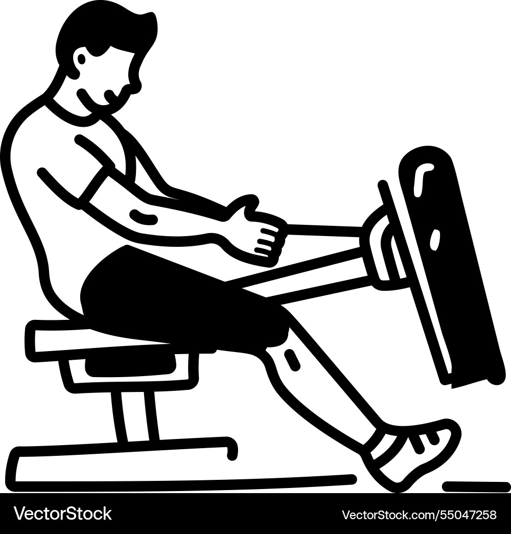 Leg workout Royalty Free Vector Image - VectorStock